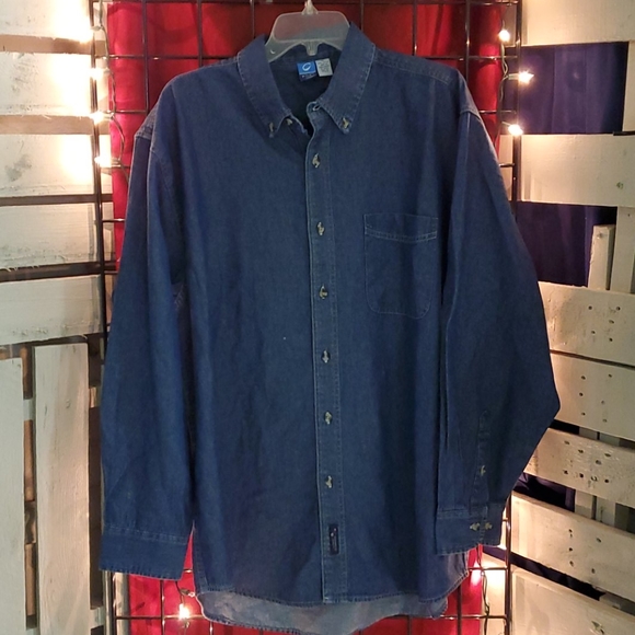Port and Company | Tops | Ladies Port And Company Button Up Nwot | Poshmark